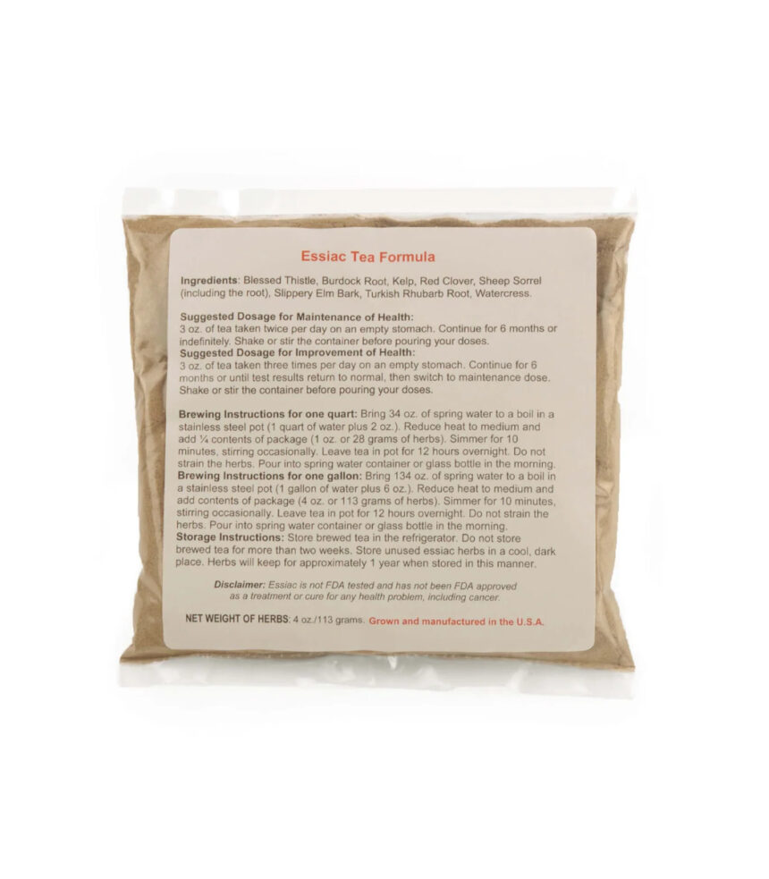 Half Year Supply Organic Essiac Tea in 13 4 oz. packets – Salems Choice ...